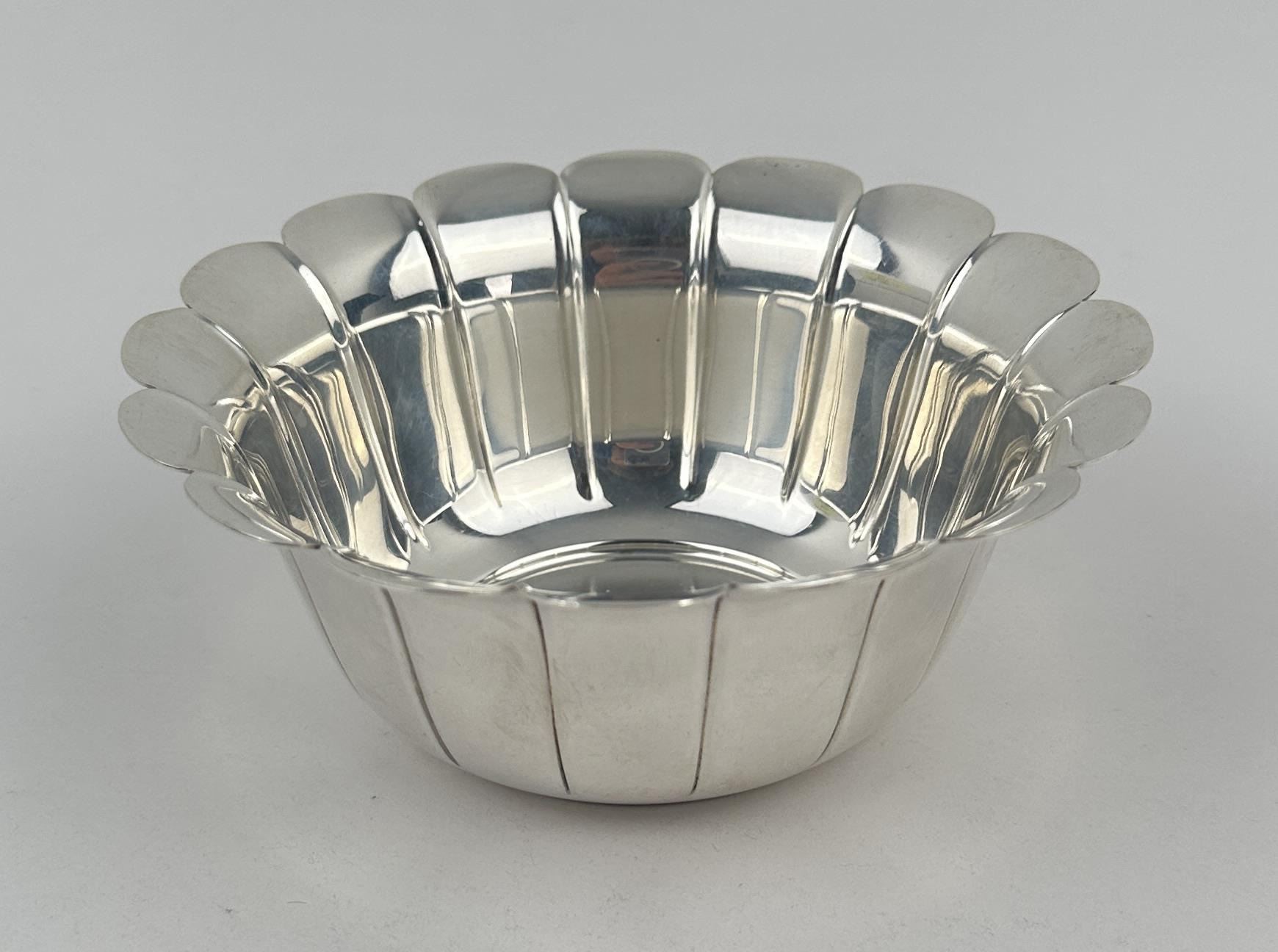 Tiffany & Co Sterling Silver Fluted Bowl 23991