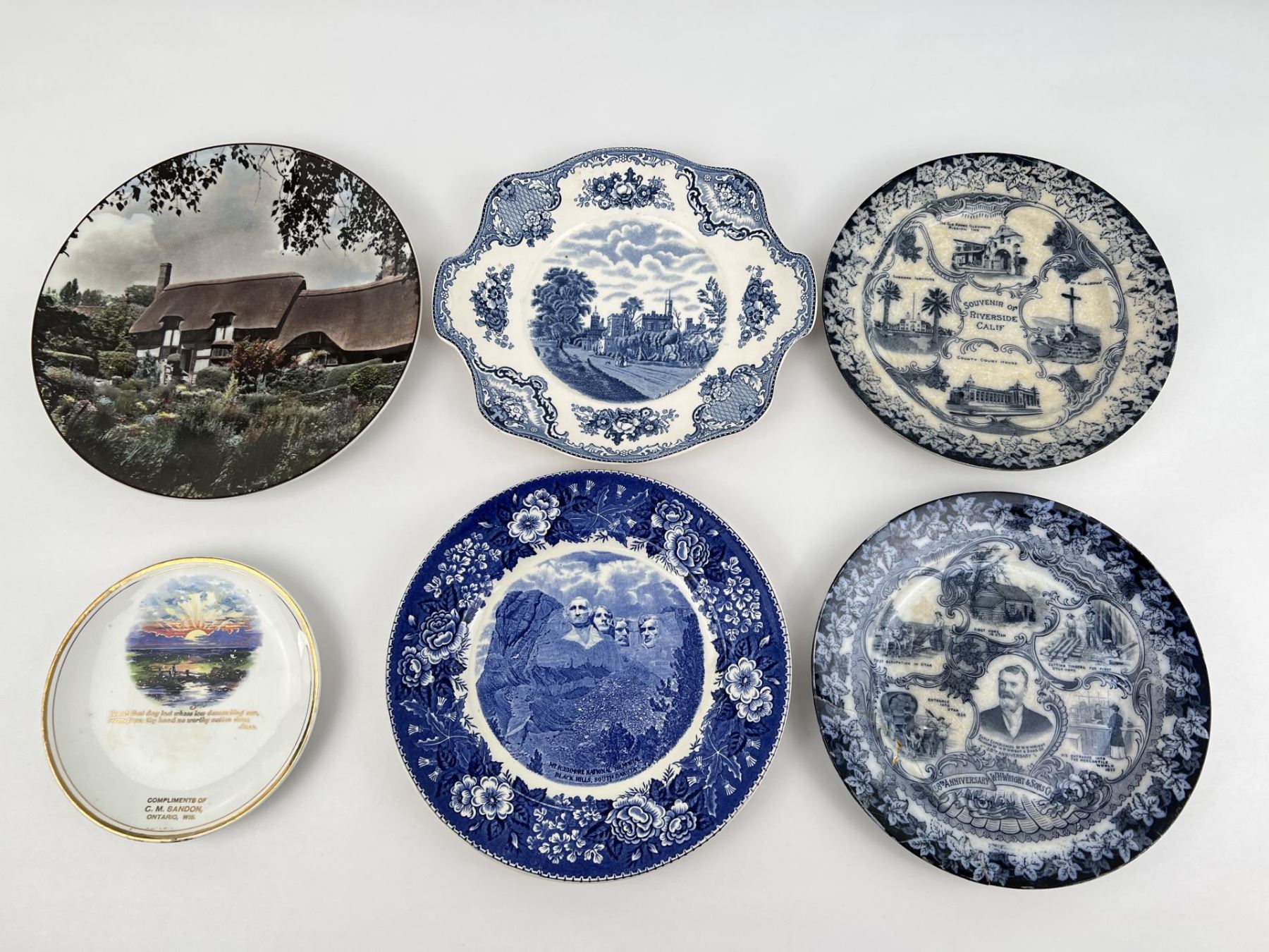Collection of Antique Souvenir Plates