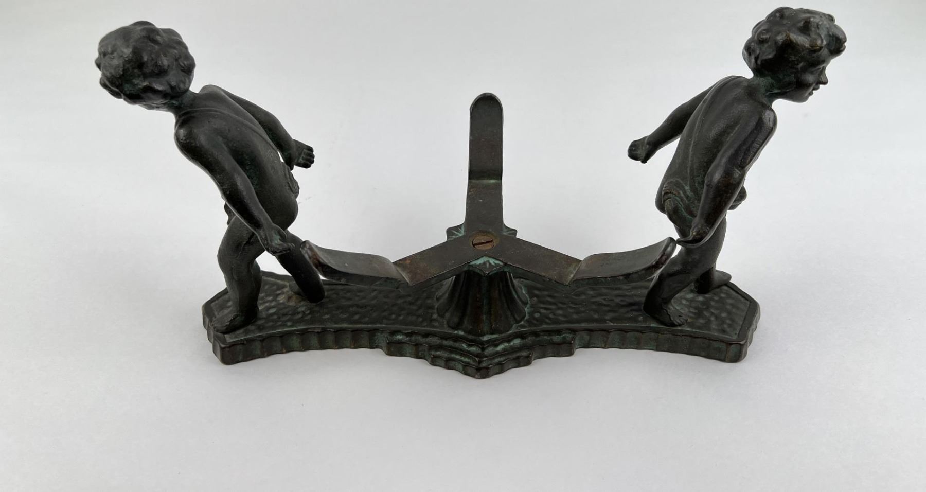 Art Deco Cast Iron Verona Fish Bowl Stand