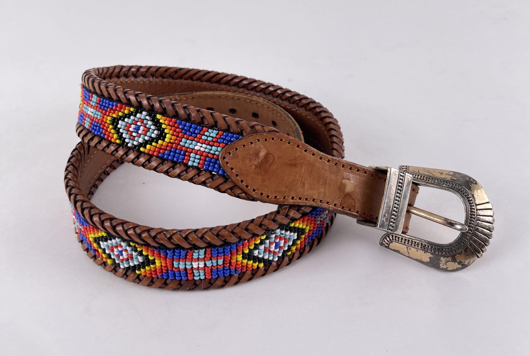 Native American Indian Beaded Belt