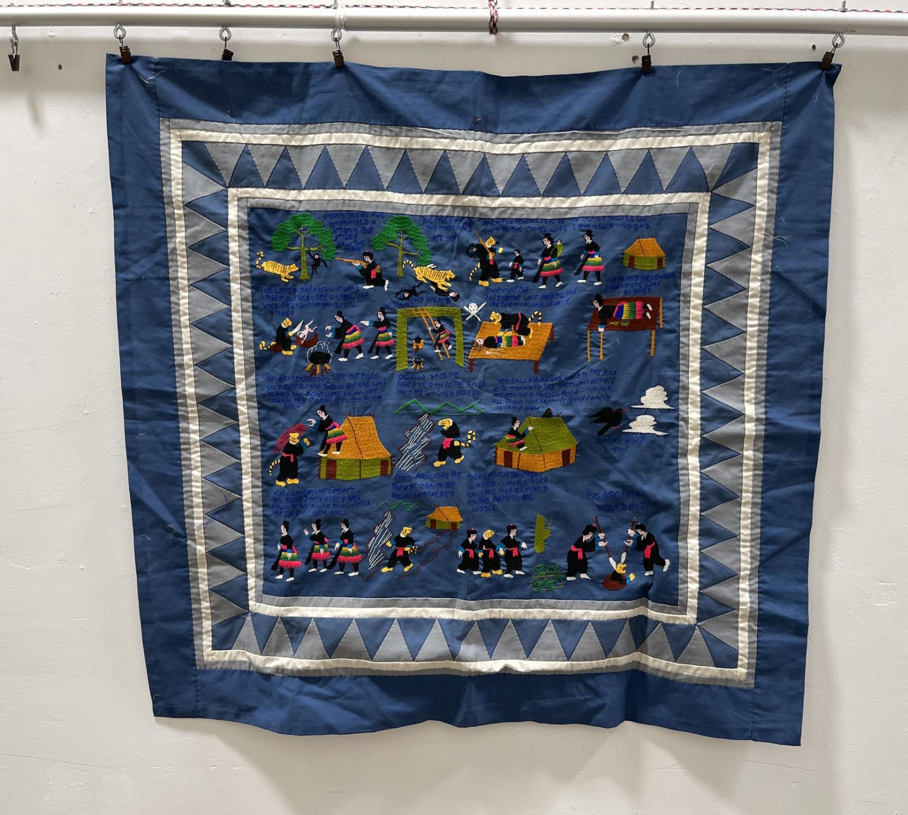 Hmong Vietnam War Story Cloth