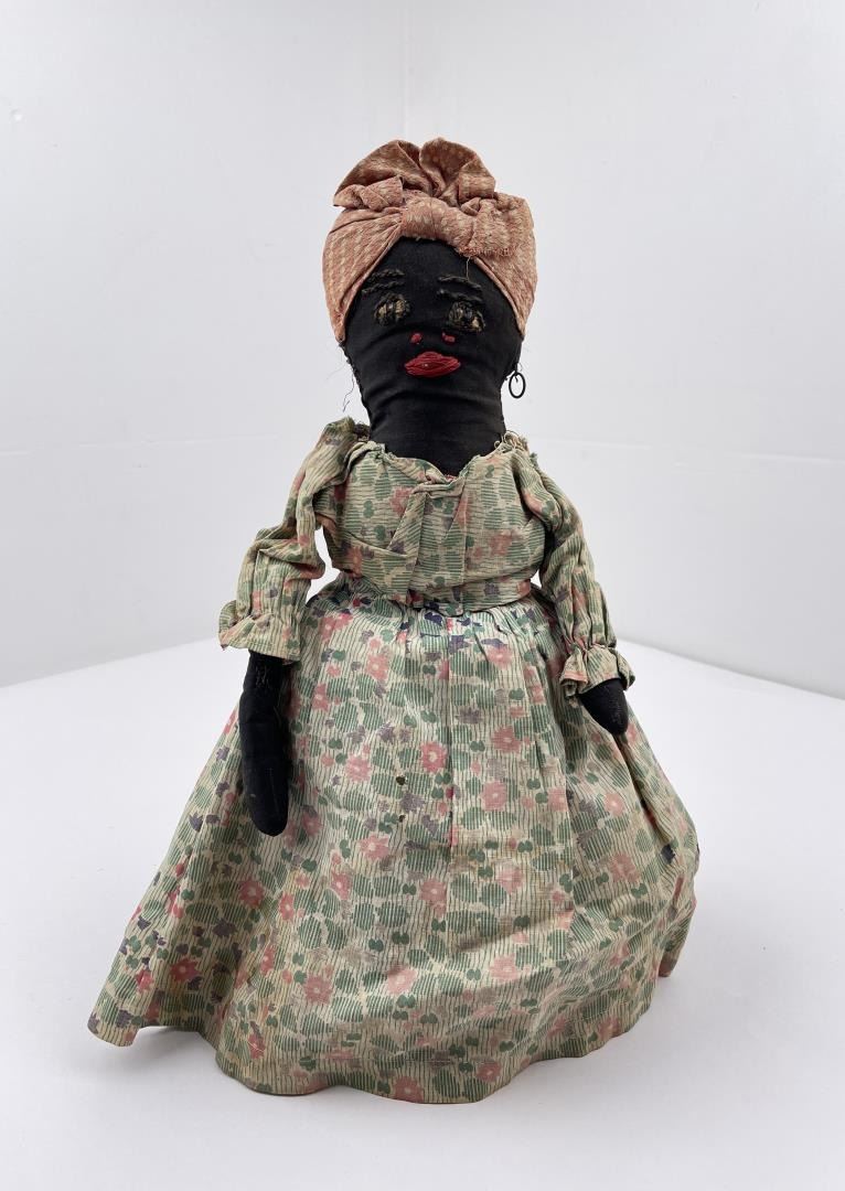 American Folk Art Black Americana Mammy Doll