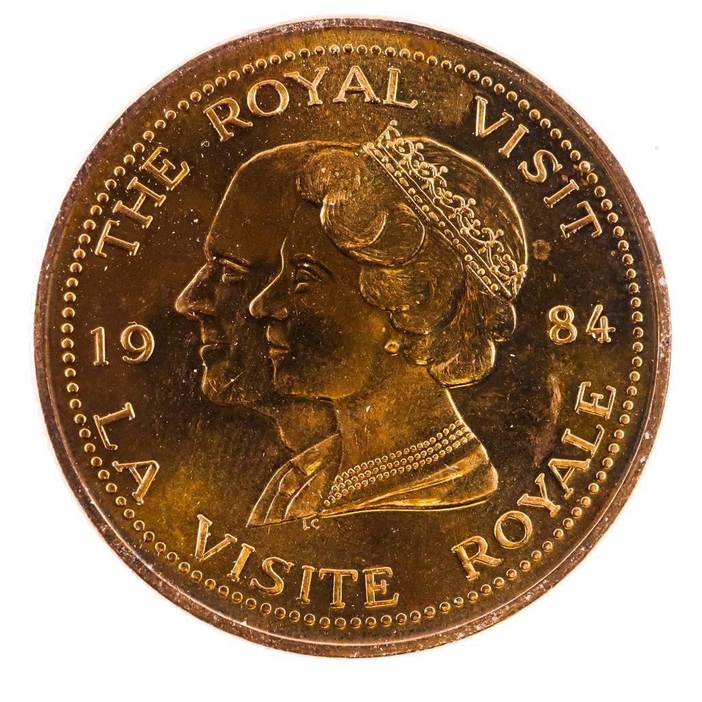 Royal Visit 1784-1984 Medallion