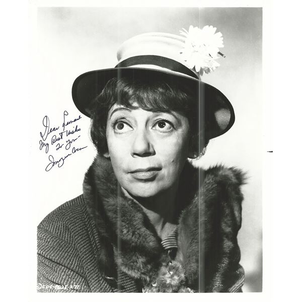 Tv Pioneer Imogene Coca Signed Photo