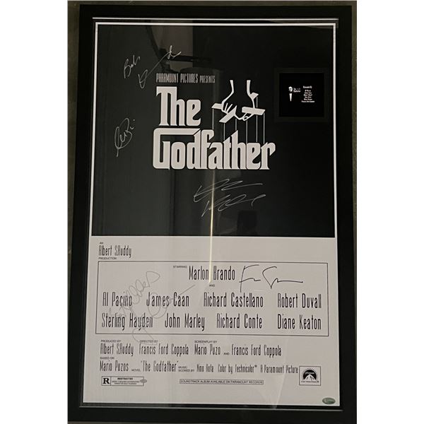 The Godfather cast signed movie poster