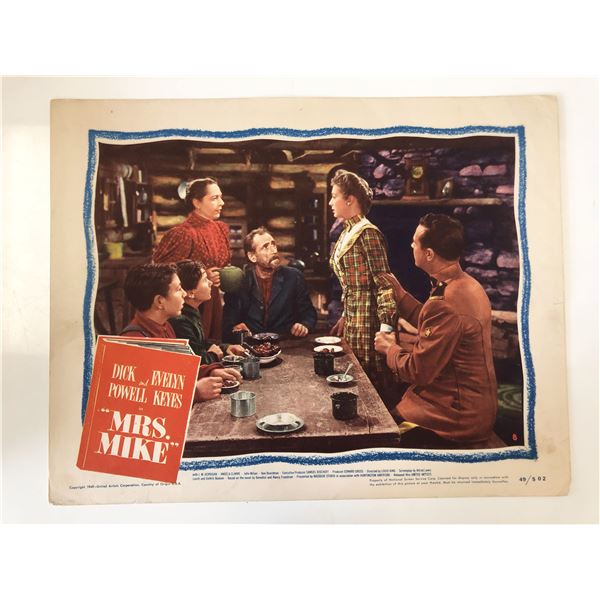 Mrs. Mike original 1949 vintage lobby card