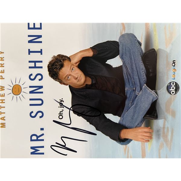 Mr. Sunshine Matthew Perry signed photo