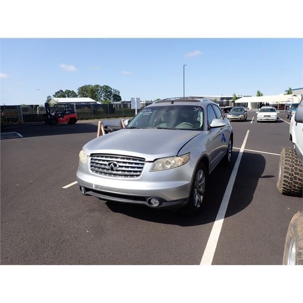 2004 Infiniti FX45 RUNS WITH MECHANICAL PROBLEMS - Speeds Auto Auctions