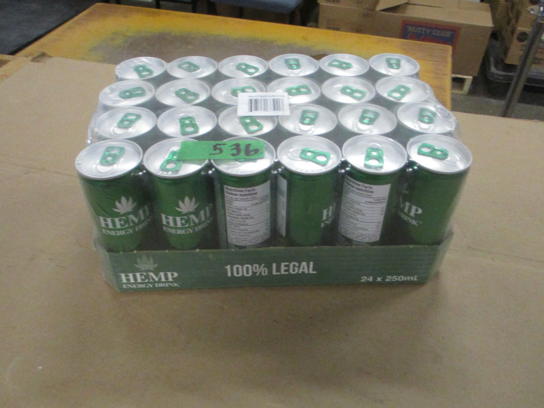 ORIGINAL HEMP ENERGY DRINK (24 CANS) - CASE