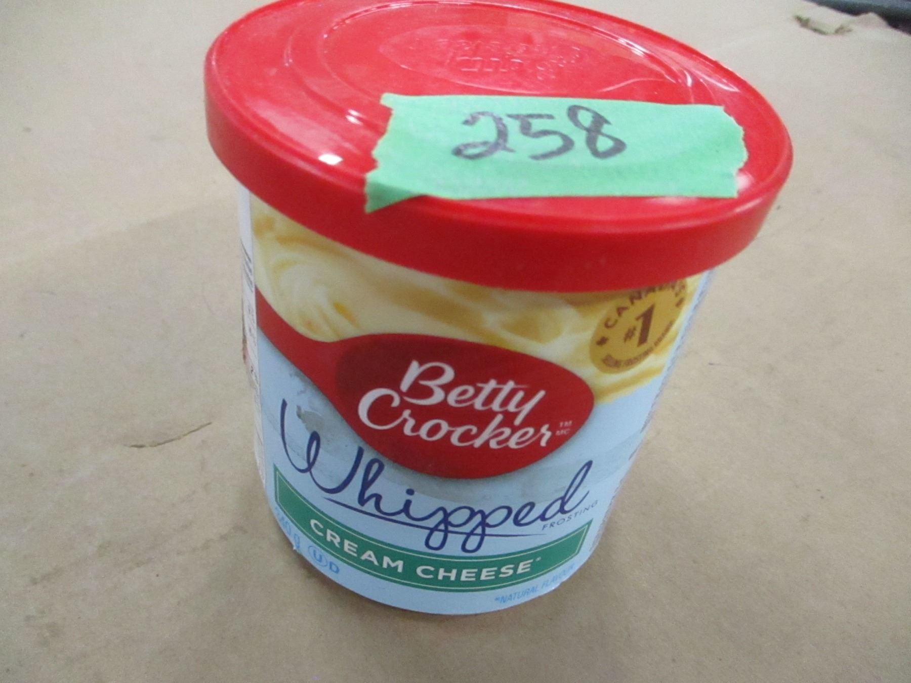 SHELF PULLS (AS IS): CREAM CHEESE ICING (340G) - CONTAINER