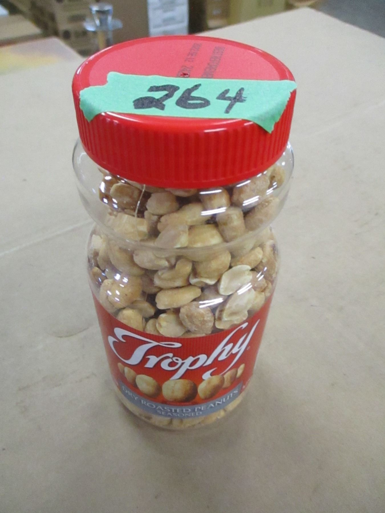 SHELF PULLS (AS IS): TROPHY DRY ROASTED PEANUTS (325G) - JAR