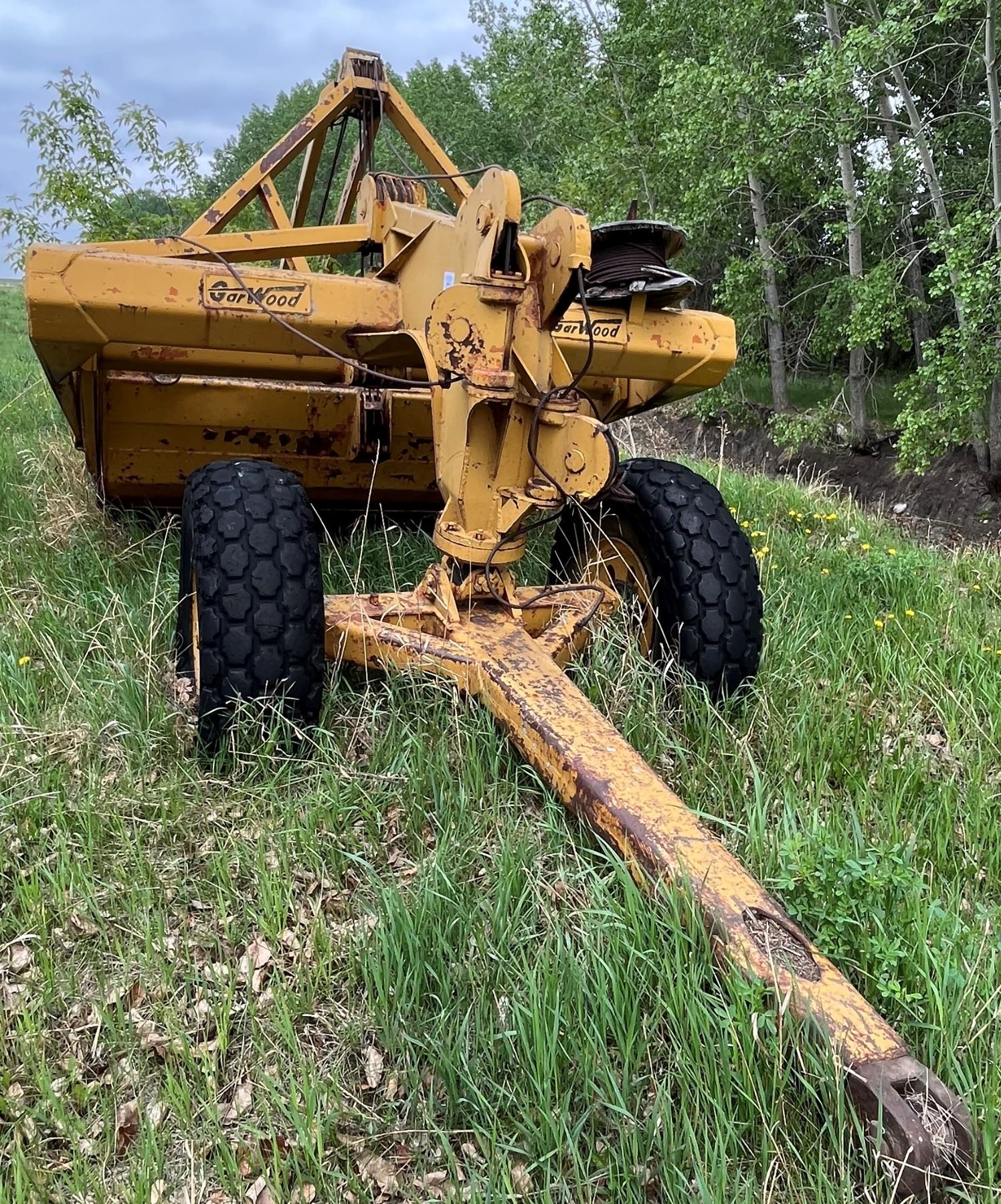 11yard Garwood pull cable scraper