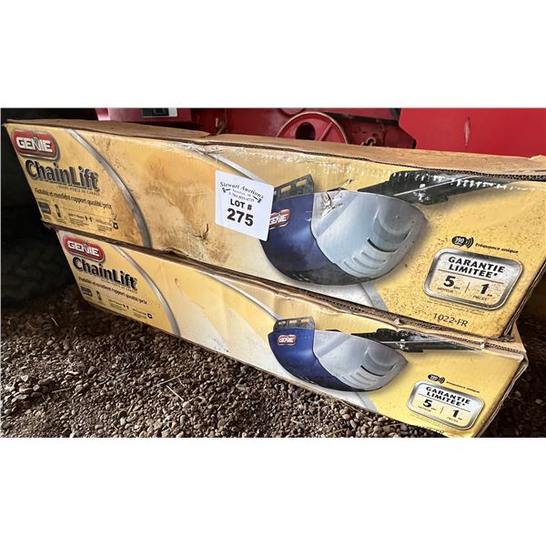 2 - New Genie garage door openers 1/2Hp