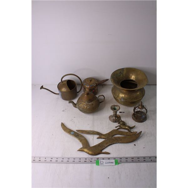 Assorted Brass Items Bodnarus Auctioneering