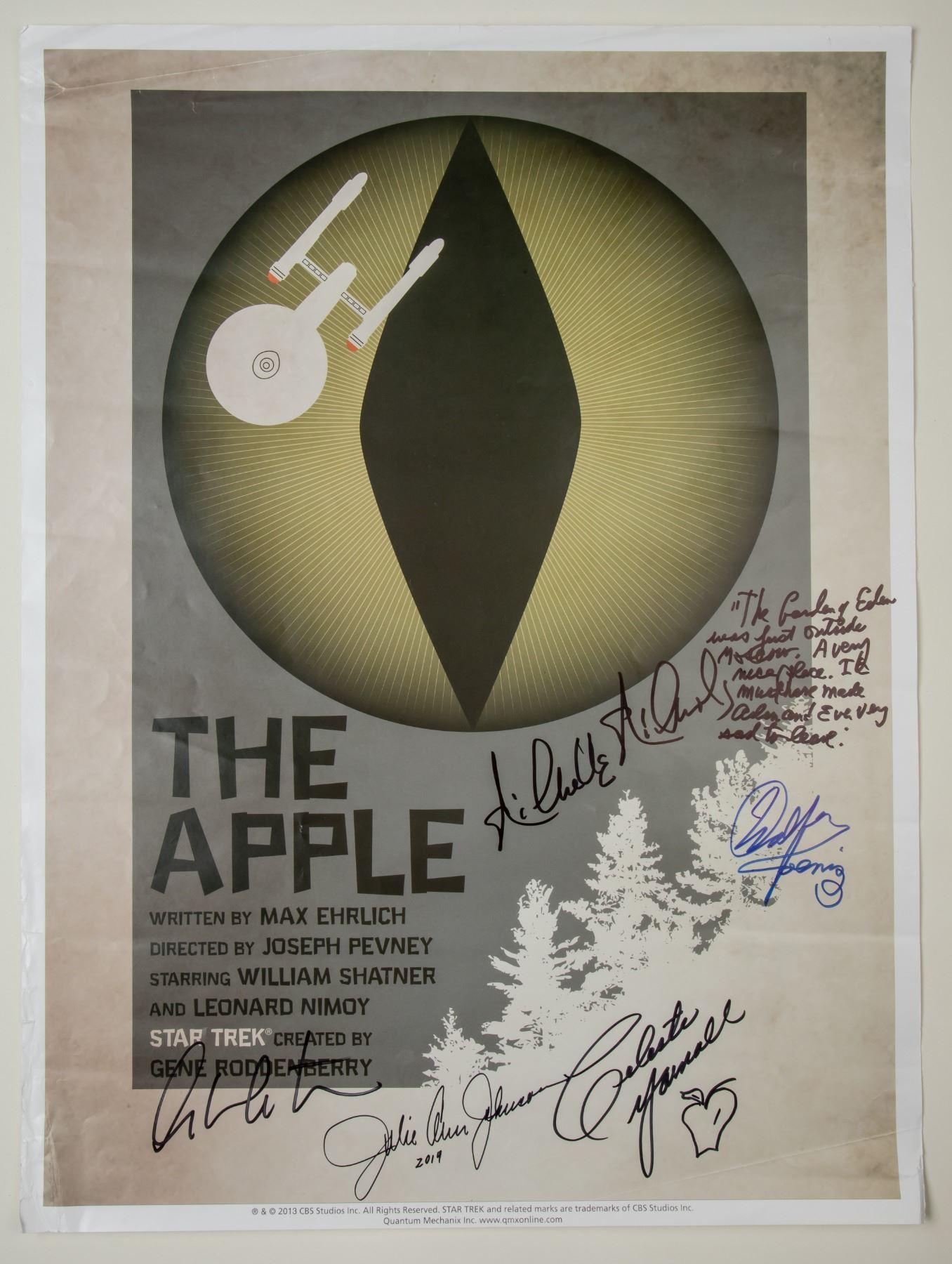 Star Trek: Inscribed Original Series Poster “The Apple”