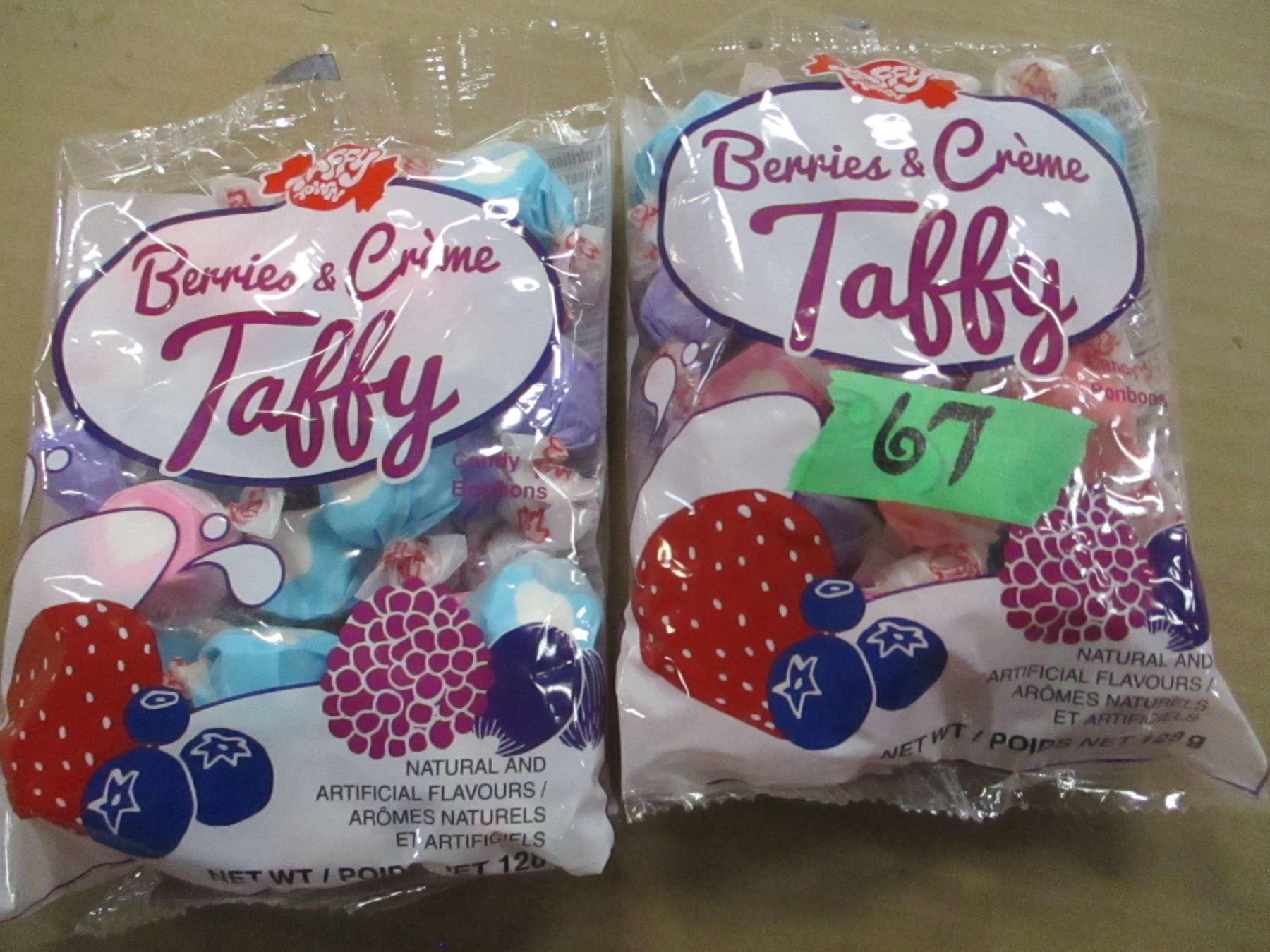 BERRY & CREAM TAFFY (2 X 128G) - PER BUNDLE