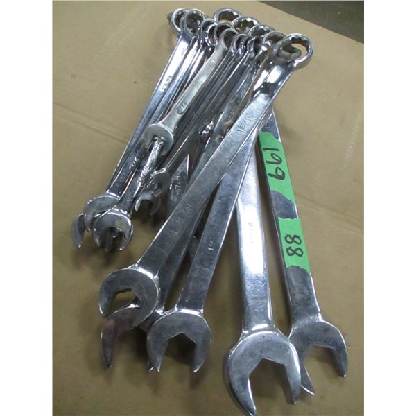 OPEN & CLOSED WRENCHES - BUNDLE OF 16