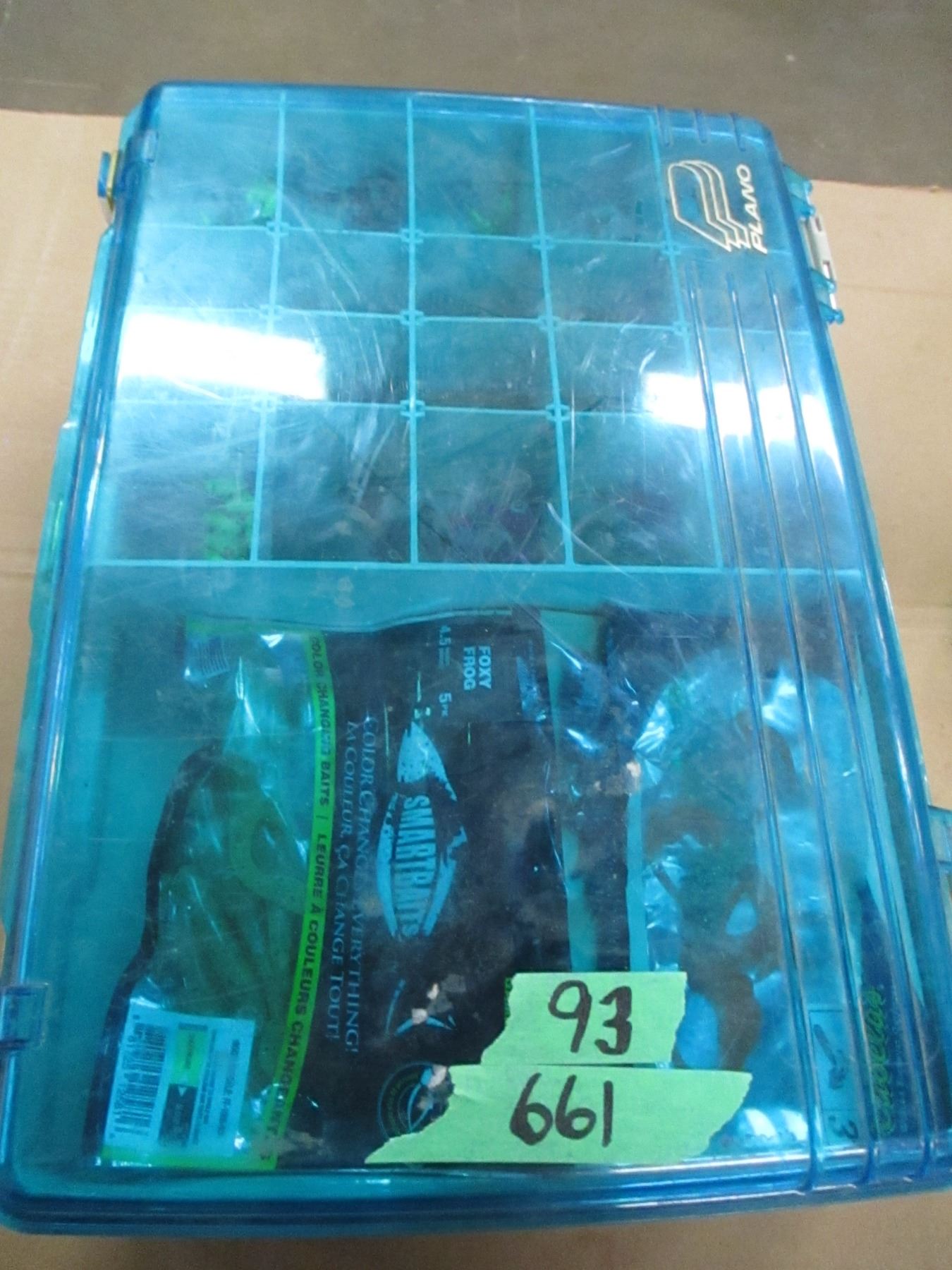 2 TIER PLANO TACKLE BOX C/W CONTENTS