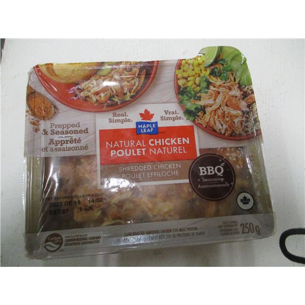 SHELF PULLS (AS IS): SHREDDED CHICKEN (BBQ FLAVOR/250G) - PER PACKAGE