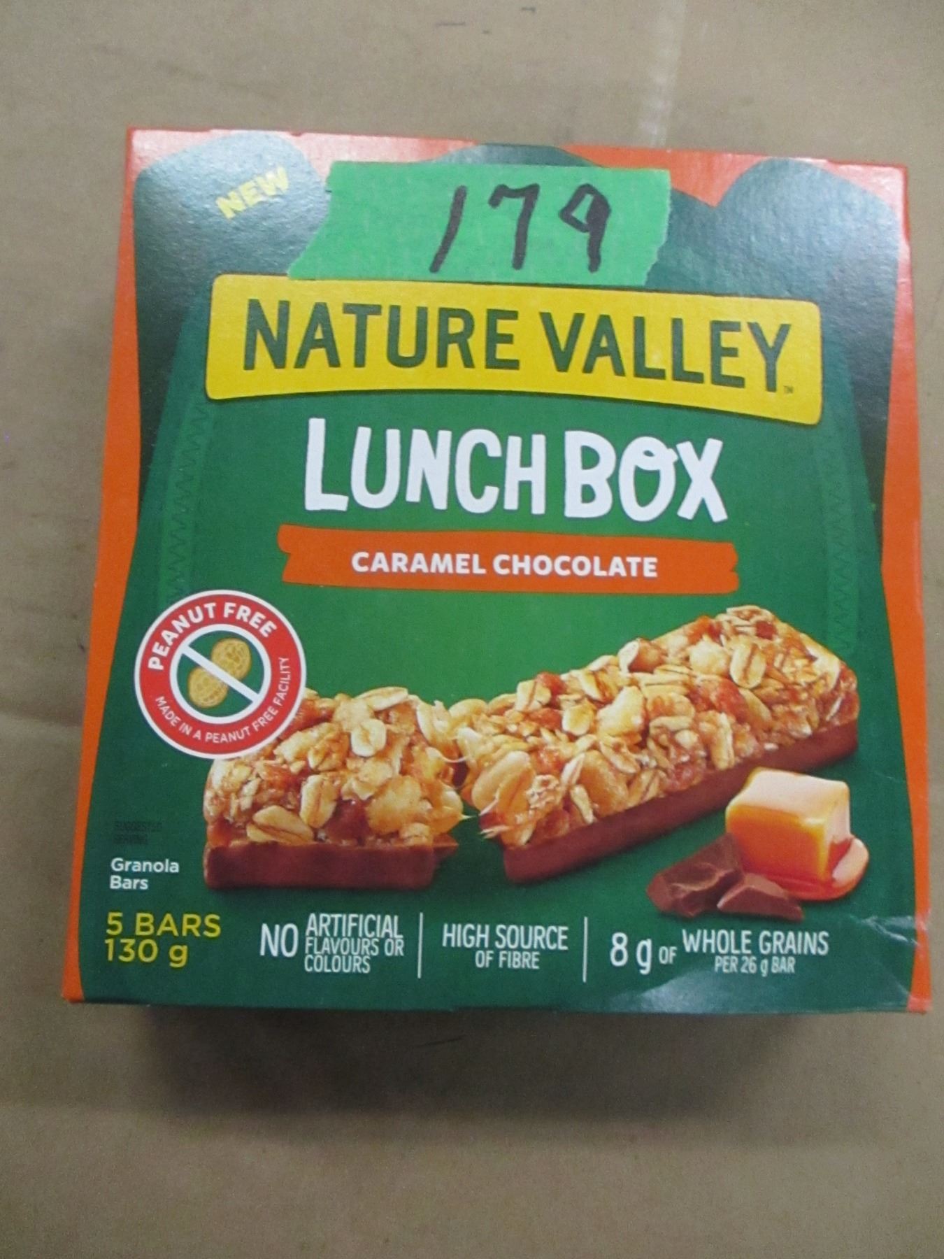 SHELF PULLS (AS IS): NATURE VALLEY CARAMEL CHOCOLATE BARS (5) - PER BOX