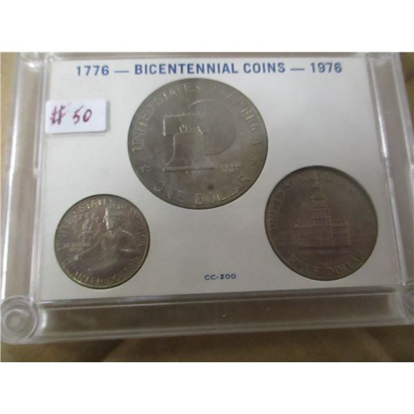 1776 - 1976 USA BICENTENNIAL COIN SET