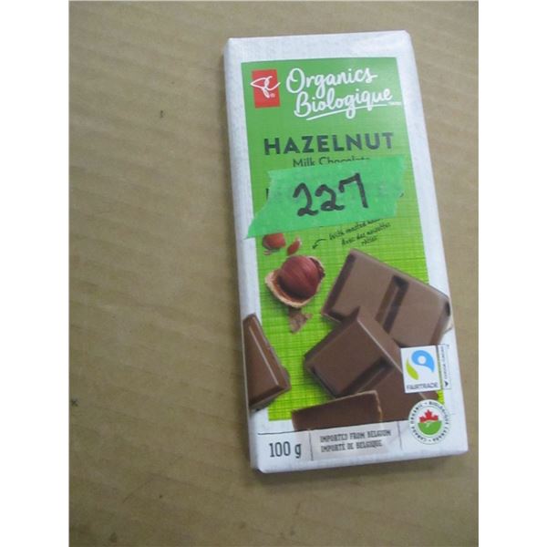 SHELF PULLS (AS IS): HAZELNUT MILK CHOCOLATE BAR (100G)
