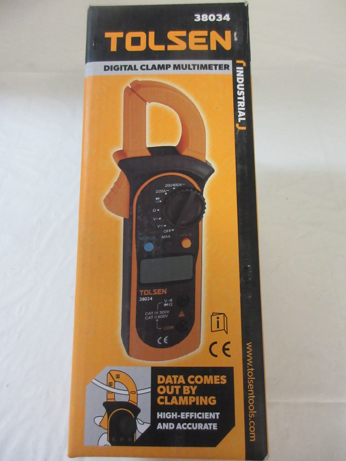 NEW: TOLSEN DIGITAL CLAMP MULTIMETER