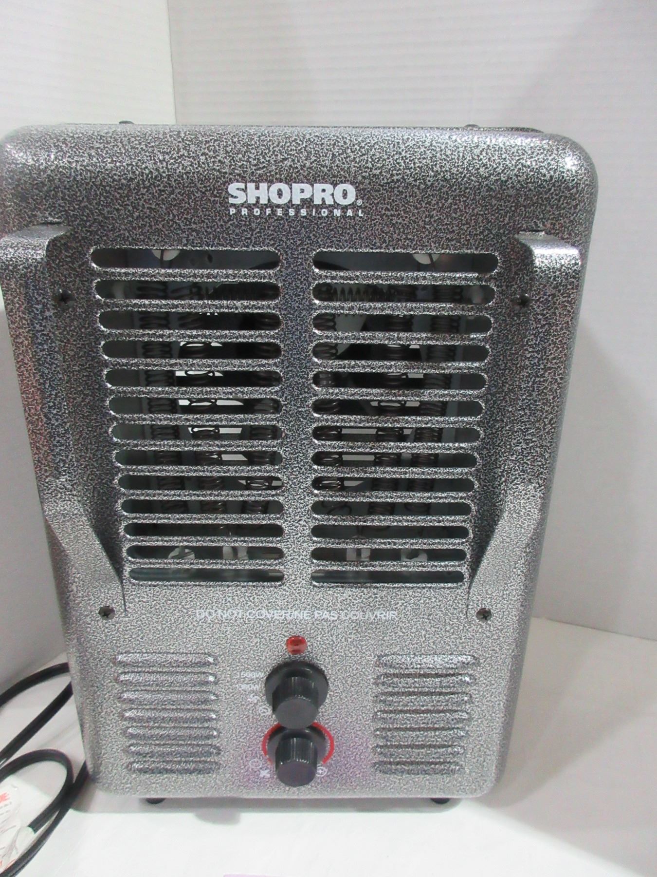 SHOPRO MILKHOUSE UTILITY HEATER WITH ADJUSTABLE THERMOSTAT