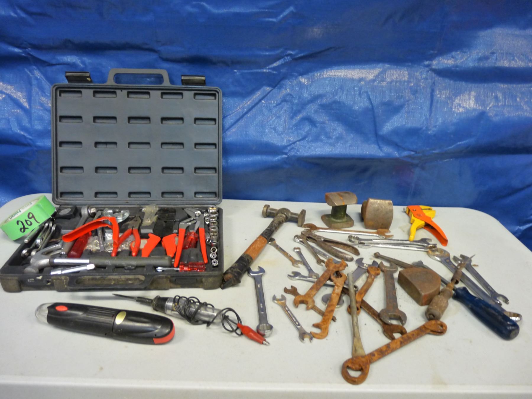 Lot of assorted tools and wrenches
