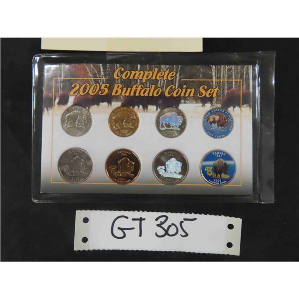 Morgan Mint 2005 Complete Us Buffalo Coin Set With Mcsherry Auction