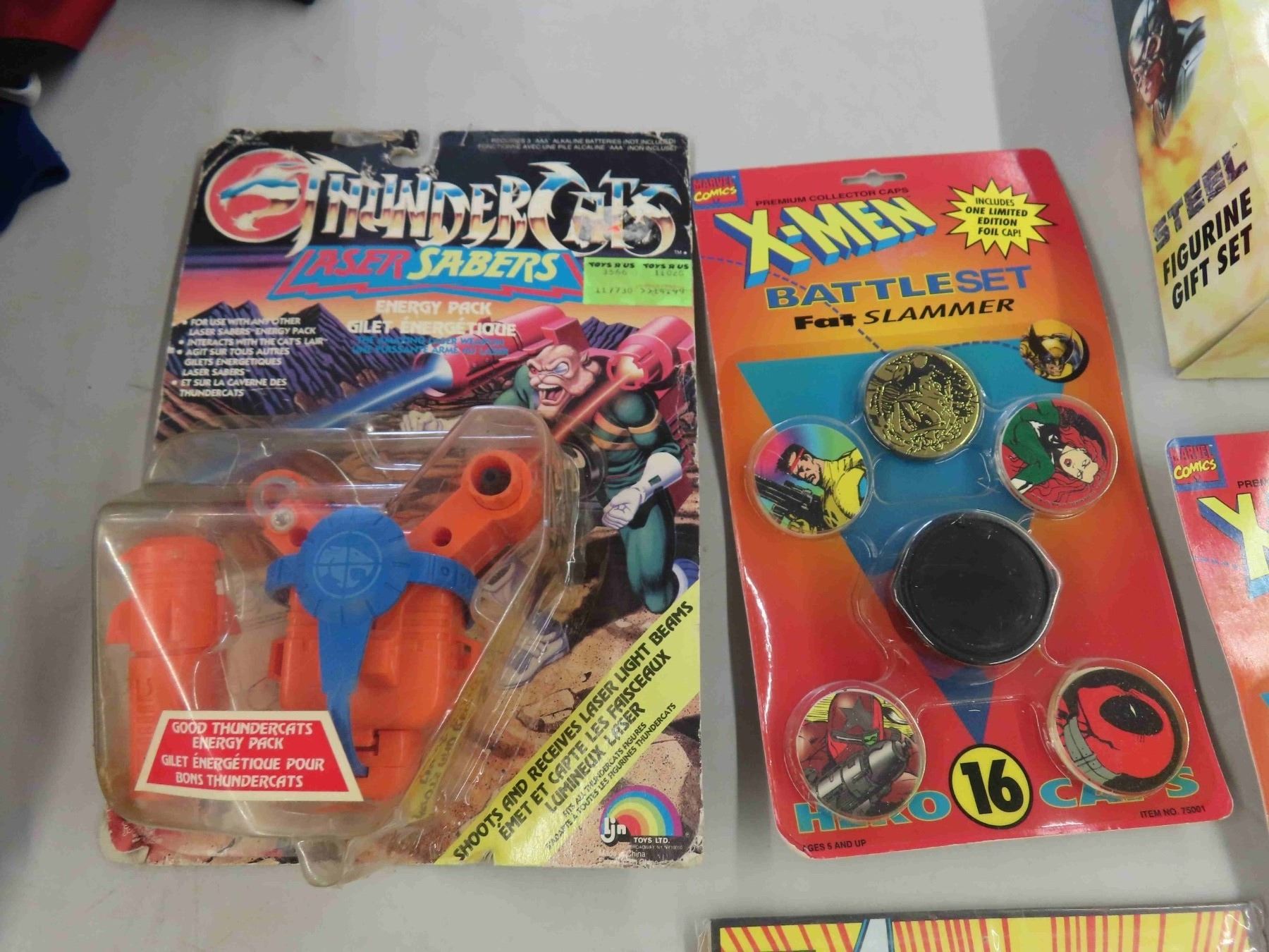 X-Men Battle set Pogs, Marvel Pogs, Marvel Collectors Pins, Foam Dart ...