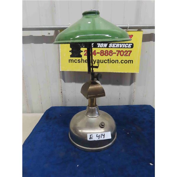 Gas Lamp With Porcelain Shade Mcsherry Auction Service Ltd