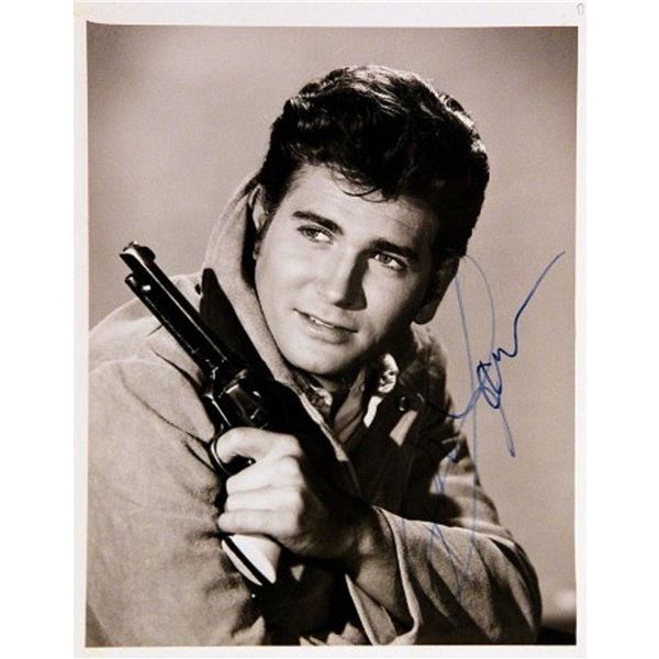 Bonanza Michael Landon signed portrait photo