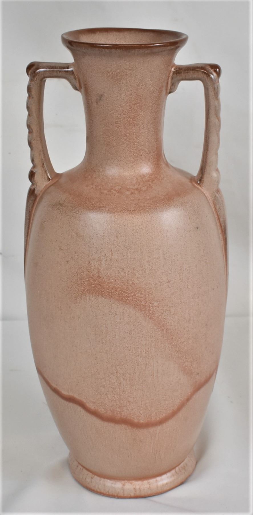 Vintage Frankoma Desert Pink Gold Vase