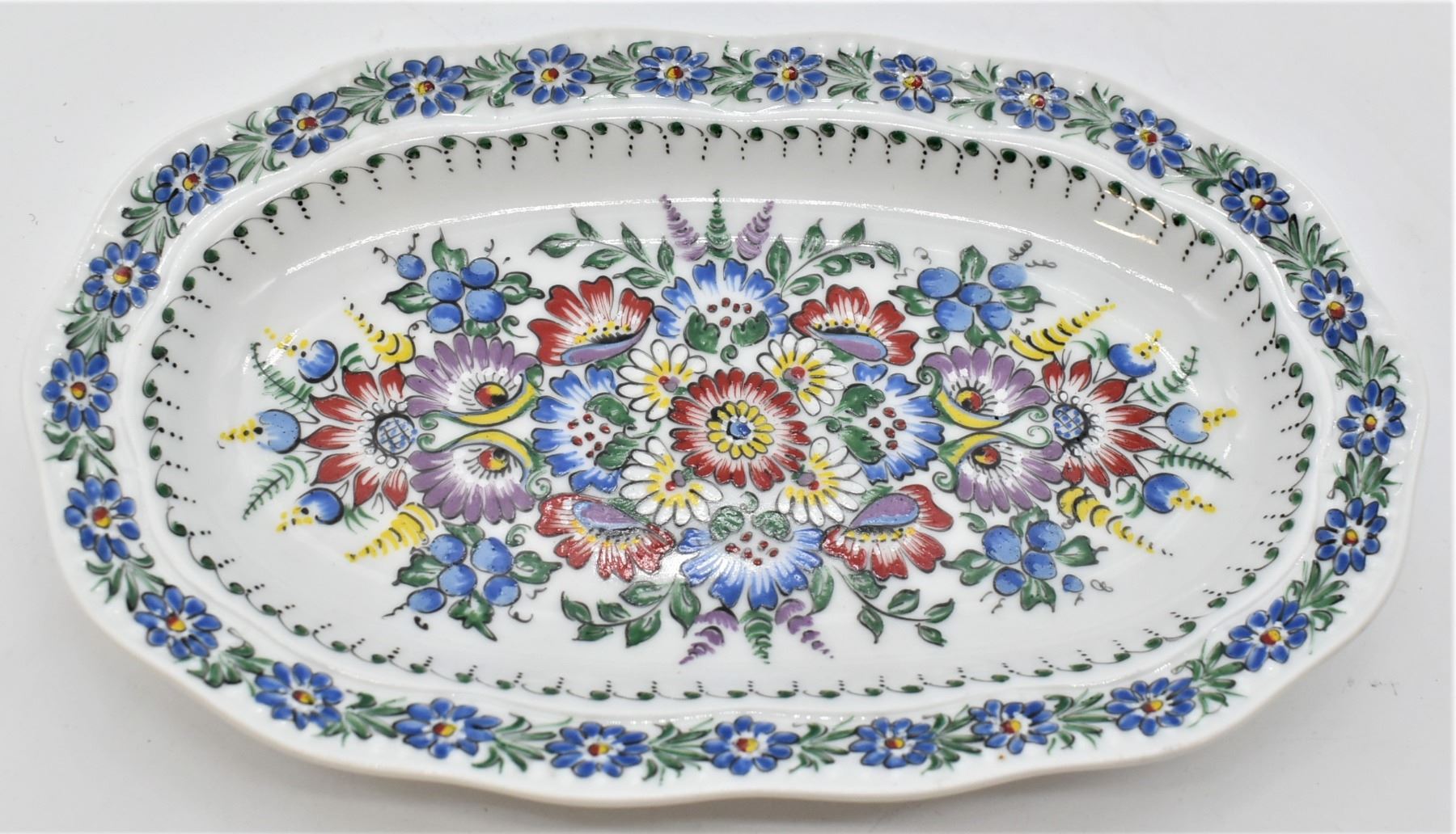 Polish Hand Painted China Dish