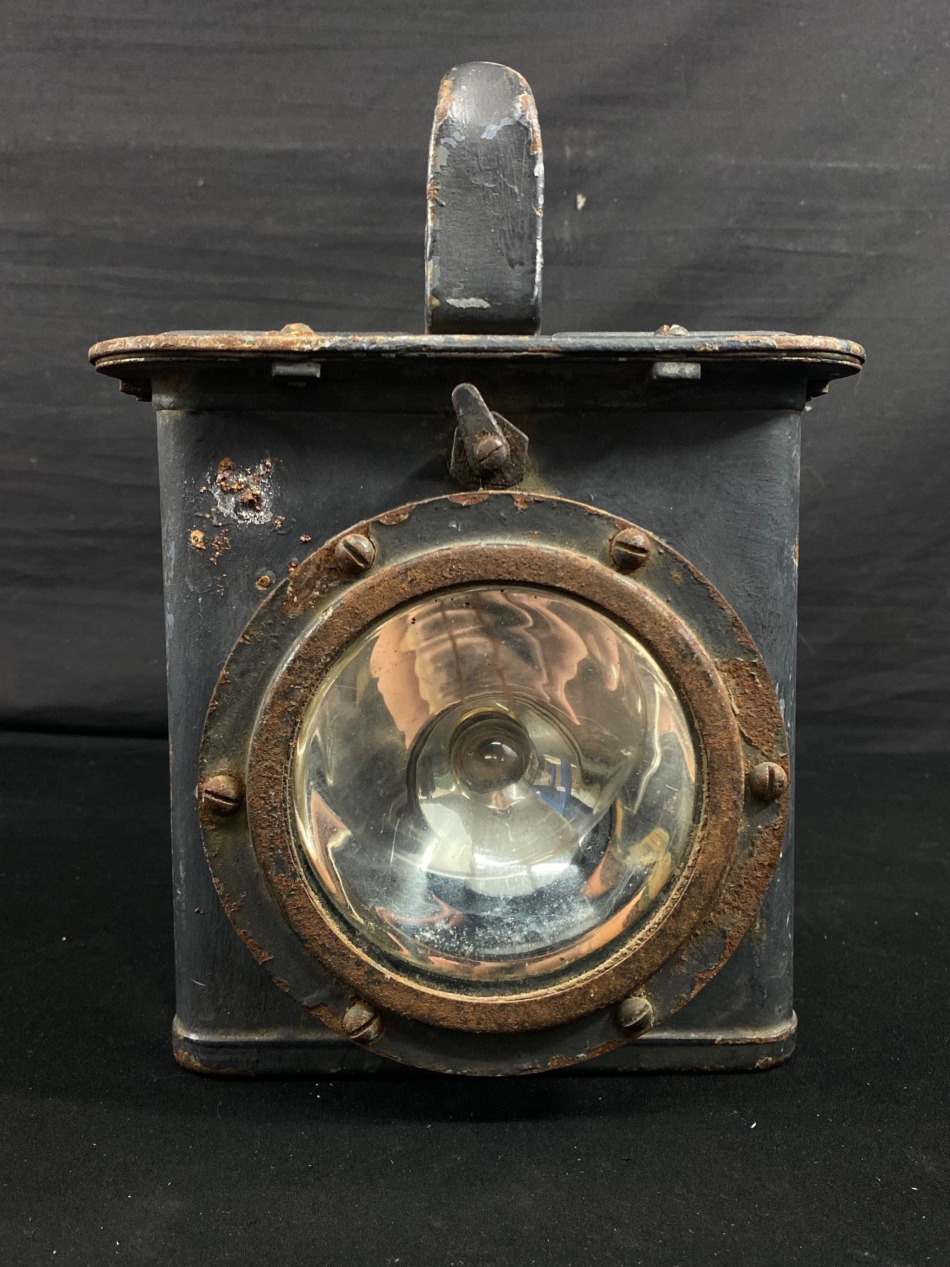Heavy Vintage World War II Military Lantern