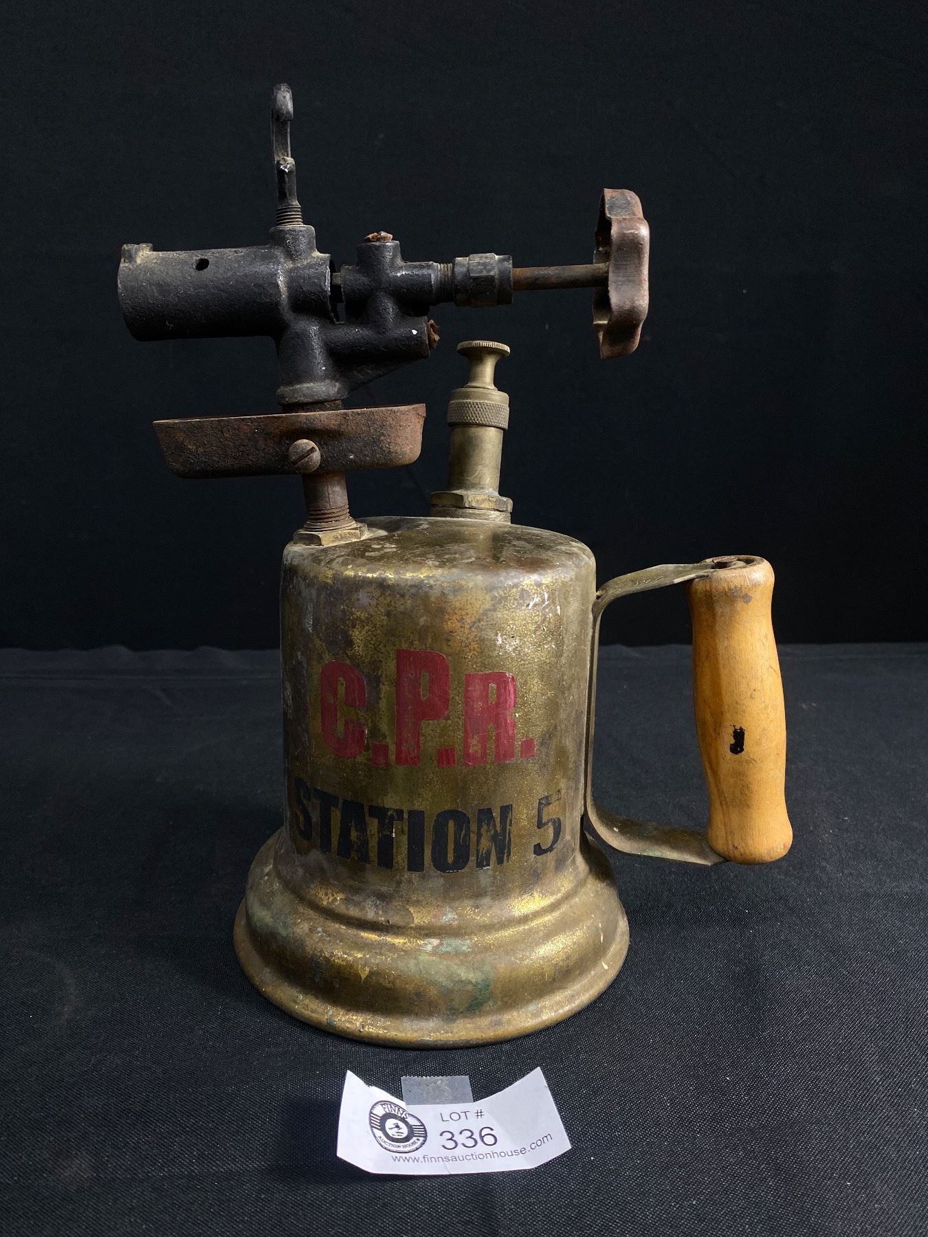 Vintage CPR Station 5 Brass Blow Tourch