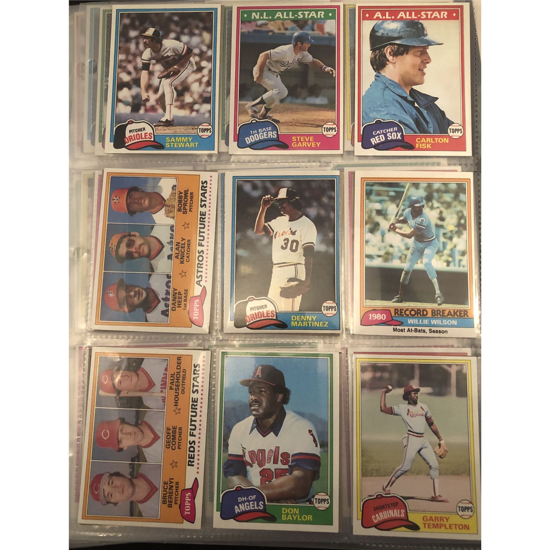 1981 TOPPS Baseball collection - over 100 assorted cards