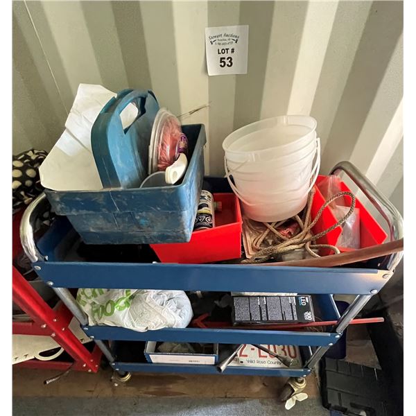 3 level Trolley c/w contents