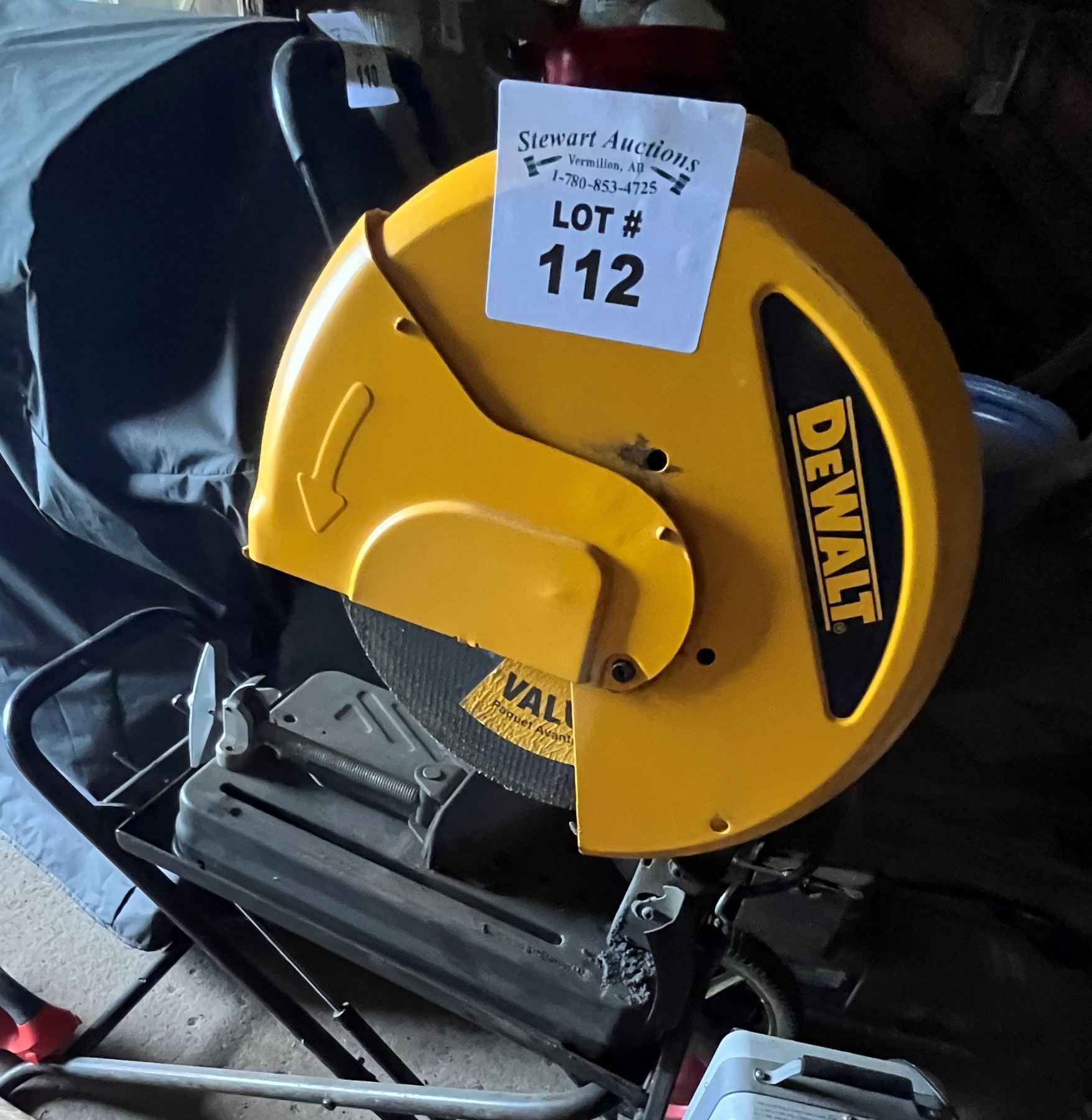 DeWalt cut-off 14inch c/w stand