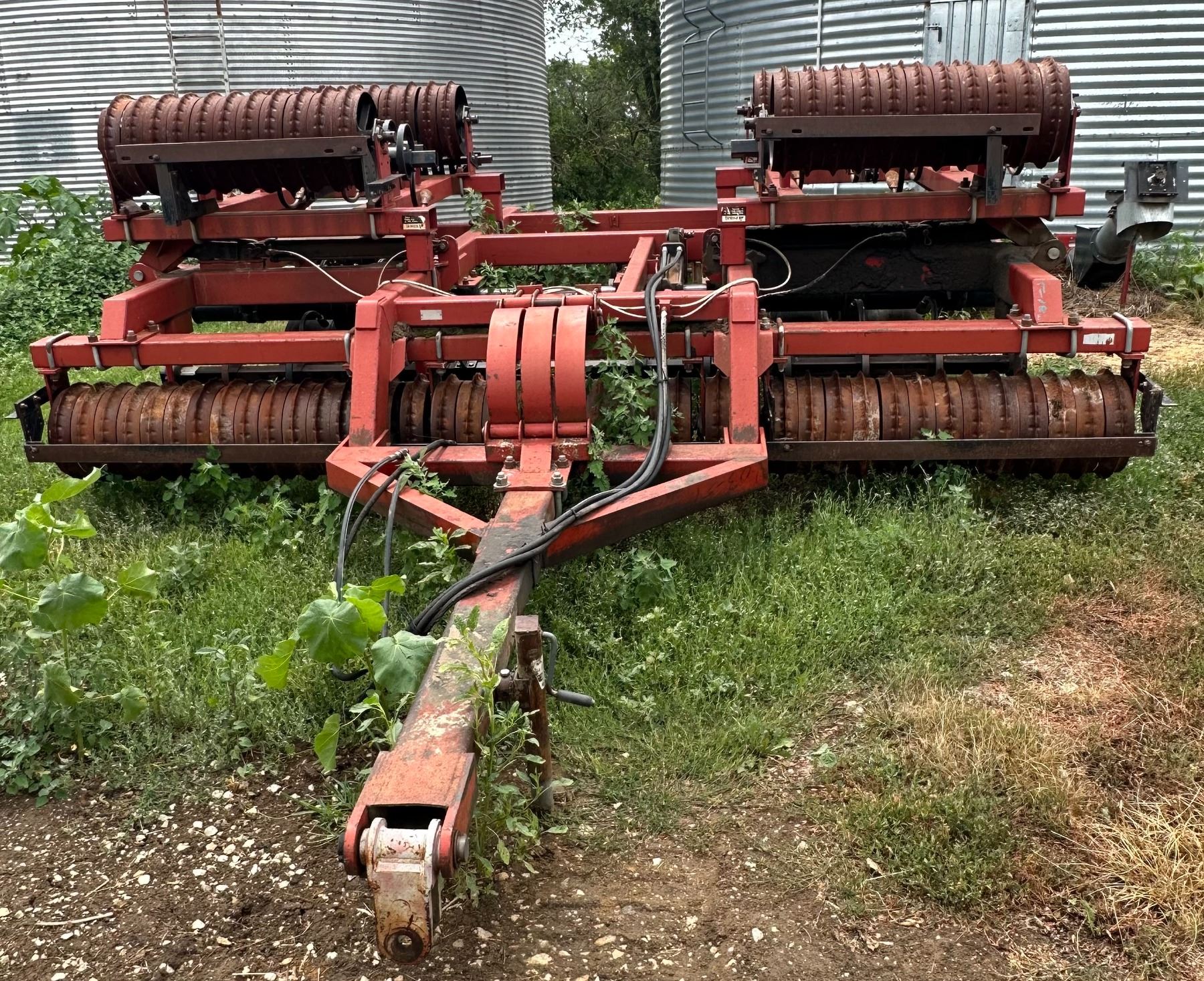 Case 415 cultipacker - Hired Hand Live