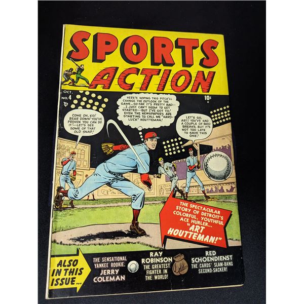 Sports Action 1950 comic