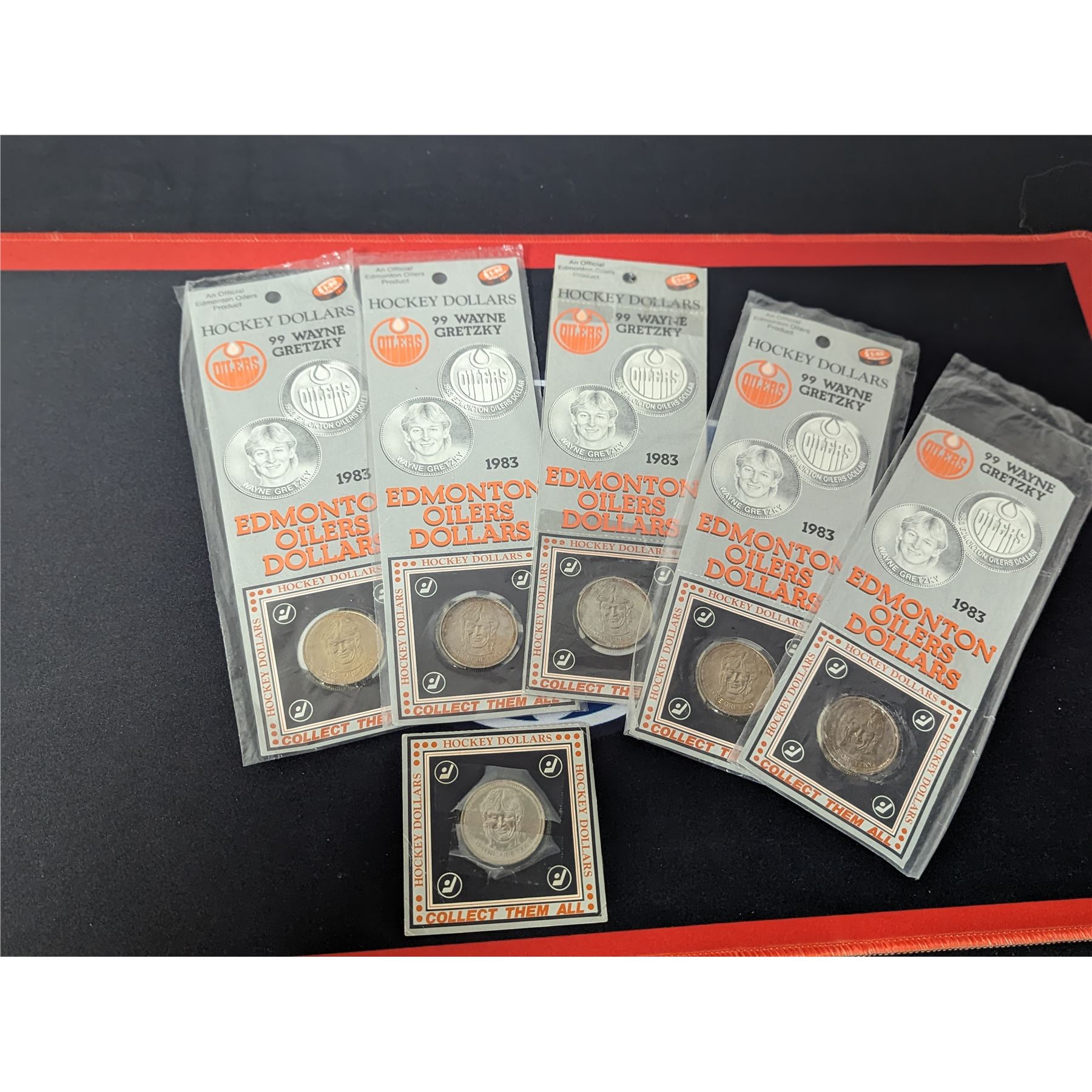 Edmonton Oiler Gretzky Coins Lot
