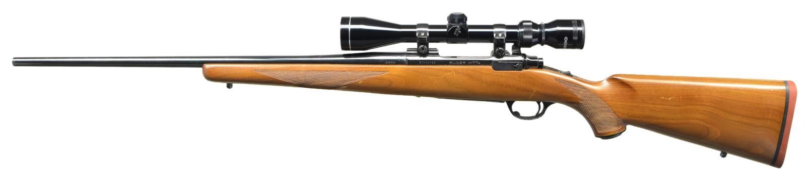 RUGER TANG SAFETY MODEL 77 BOLT ACTION RIFLE.