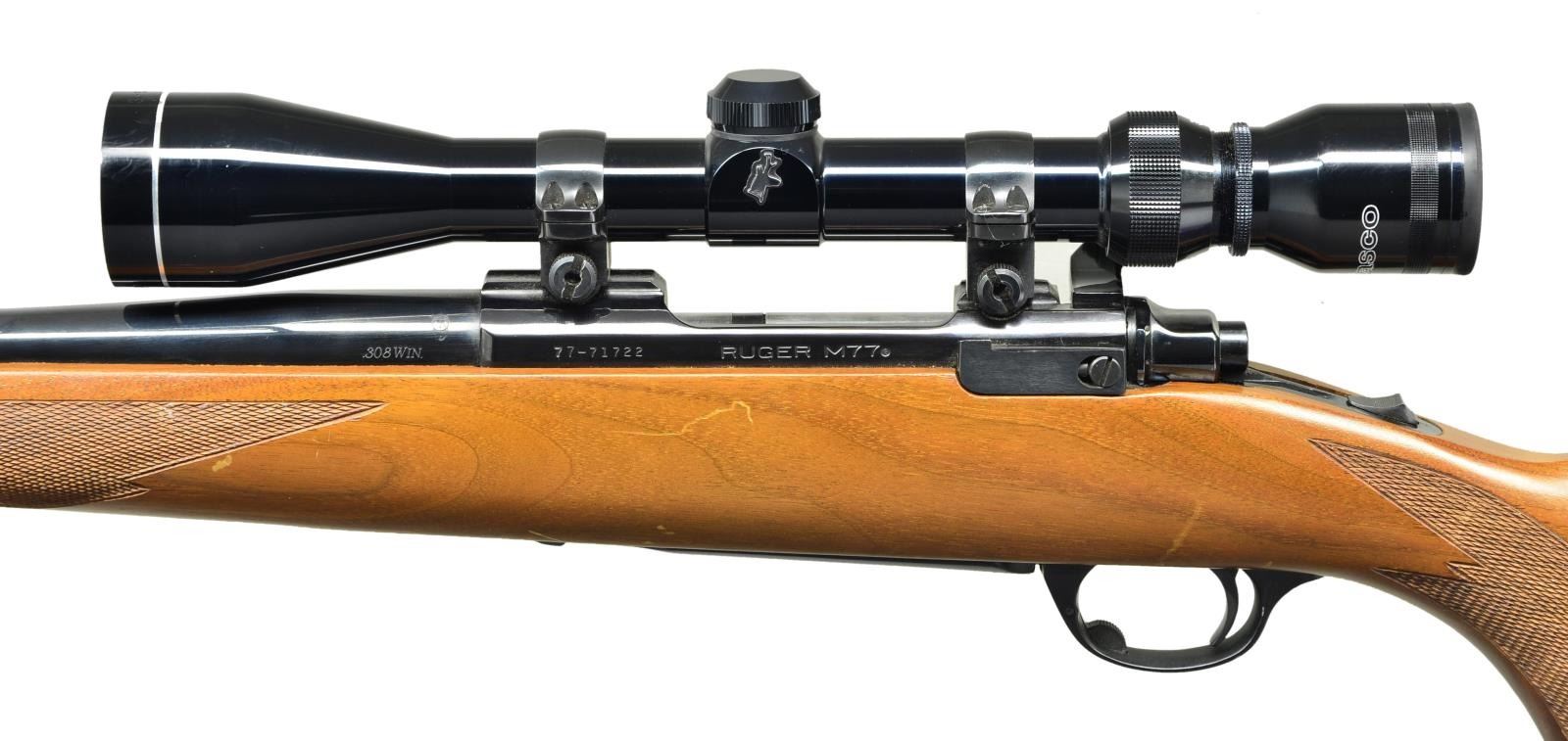 RUGER TANG SAFETY MODEL 77 BOLT ACTION RIFLE.