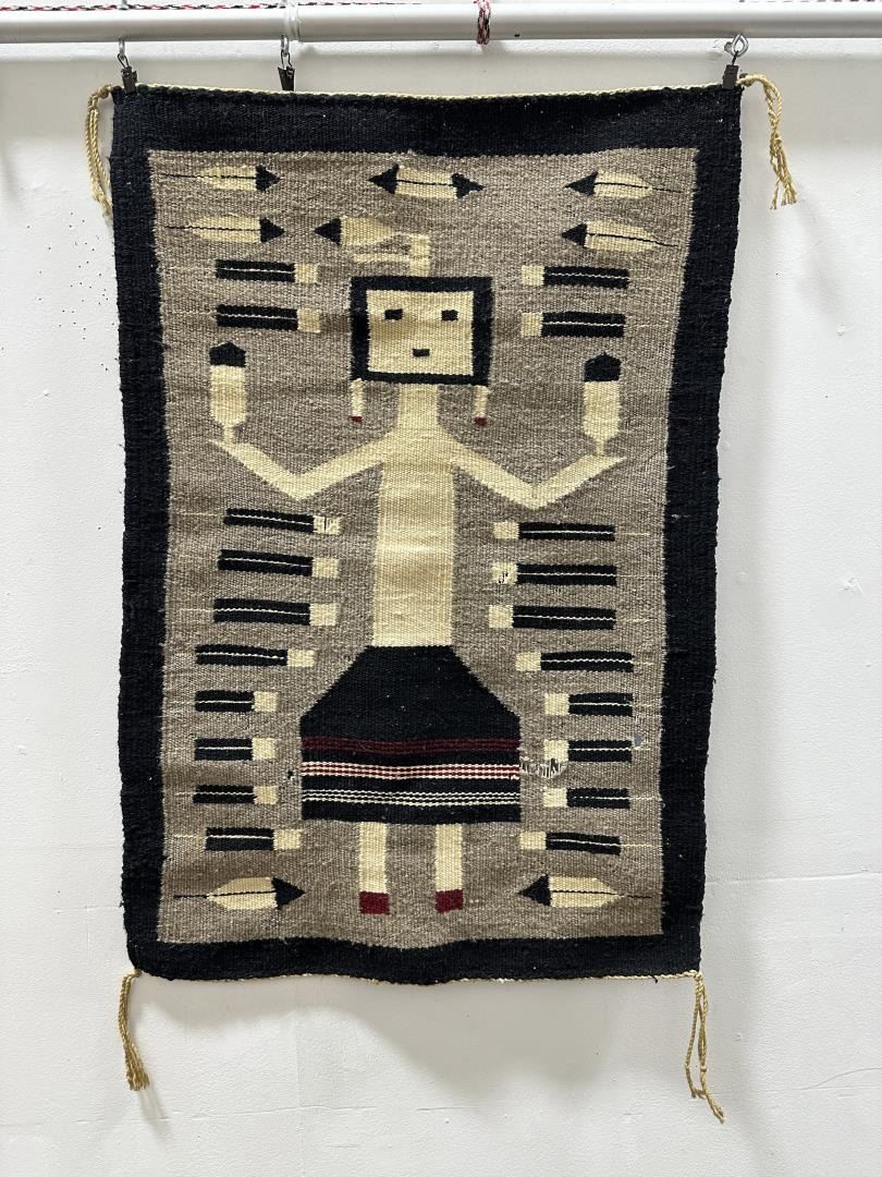 Navajo Indian Yei Dancer Rug