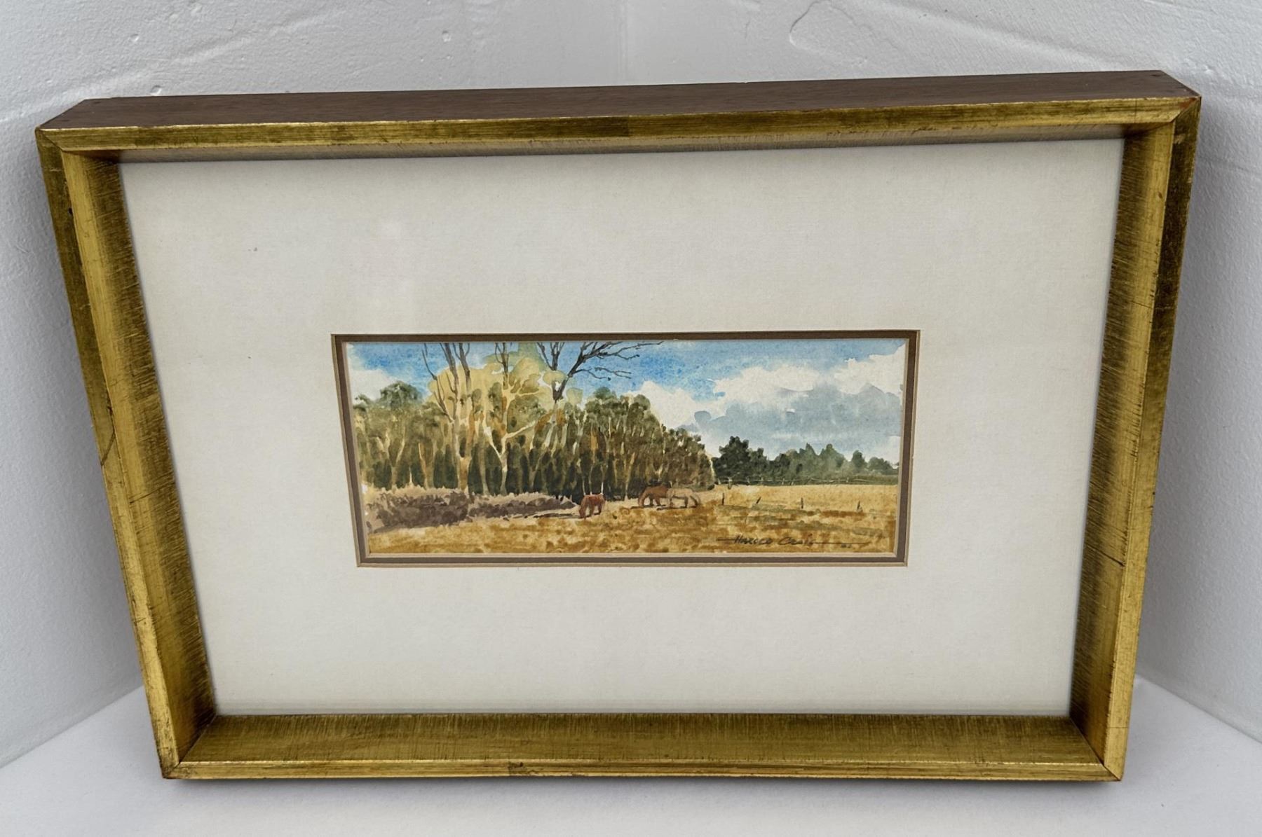 Harold Craig Watercolor Painting