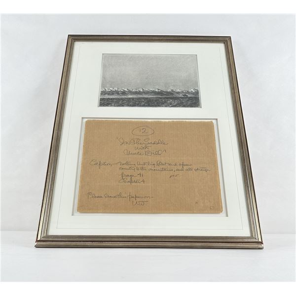 Will James Pencil Drawing Book Illustrated