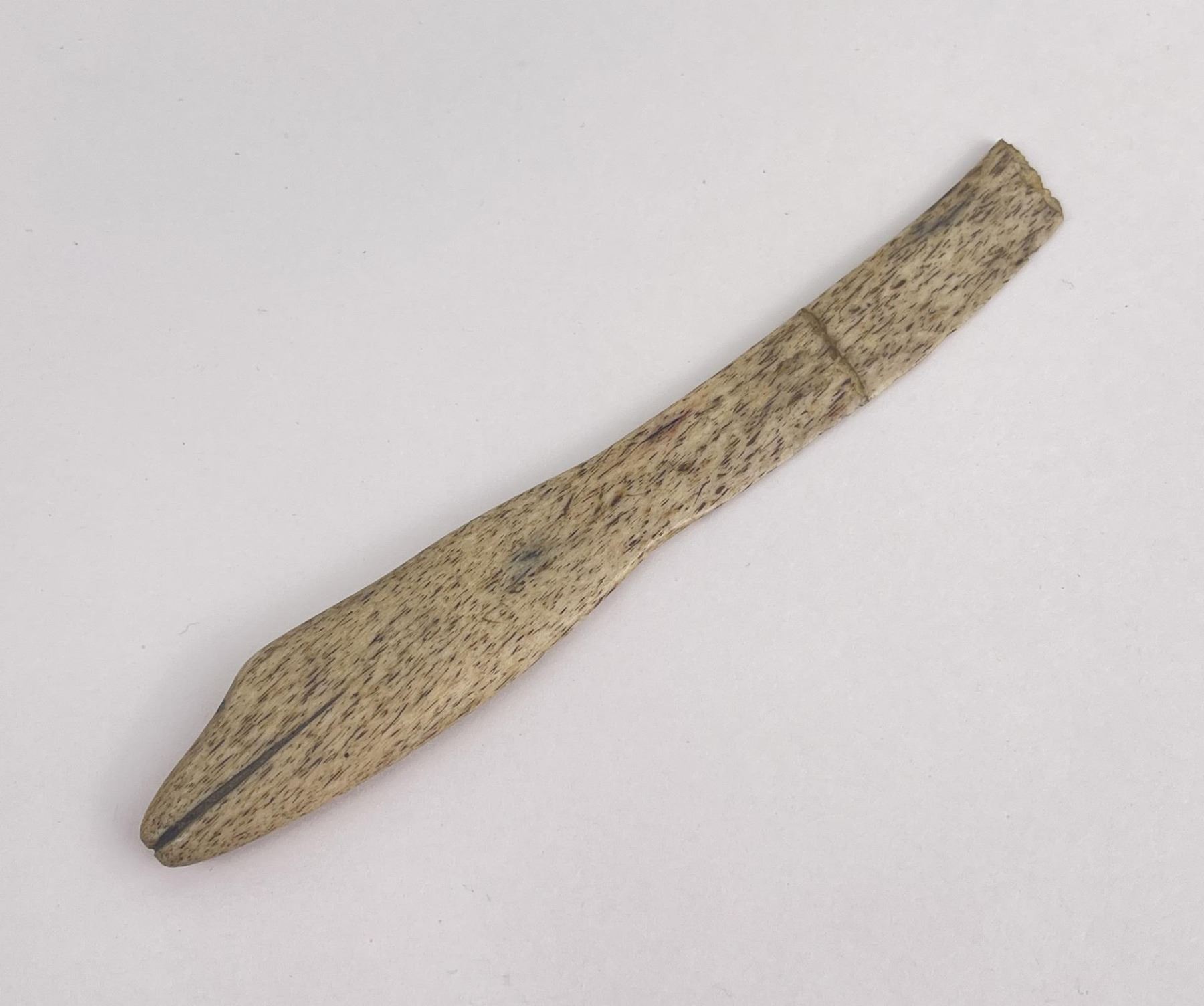 Ancient Inuit Eskimo Bone Snow Knife