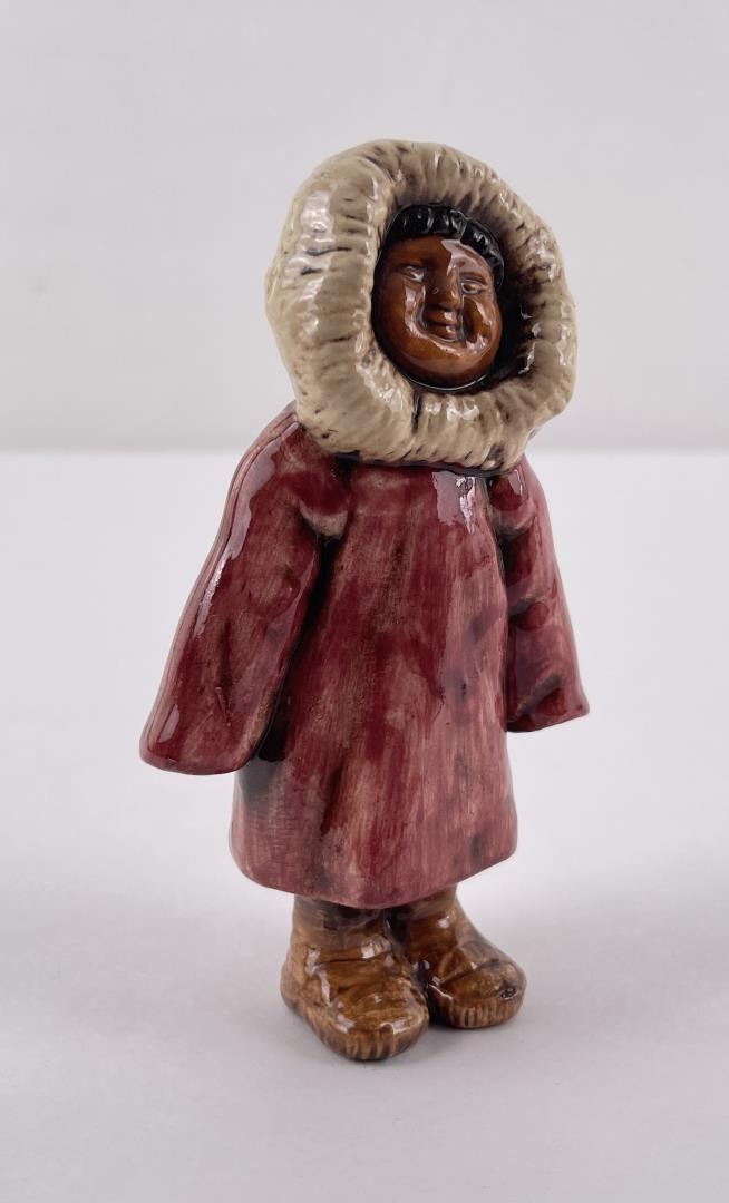 Alaskan Inuit Eskimo Pottery Figure